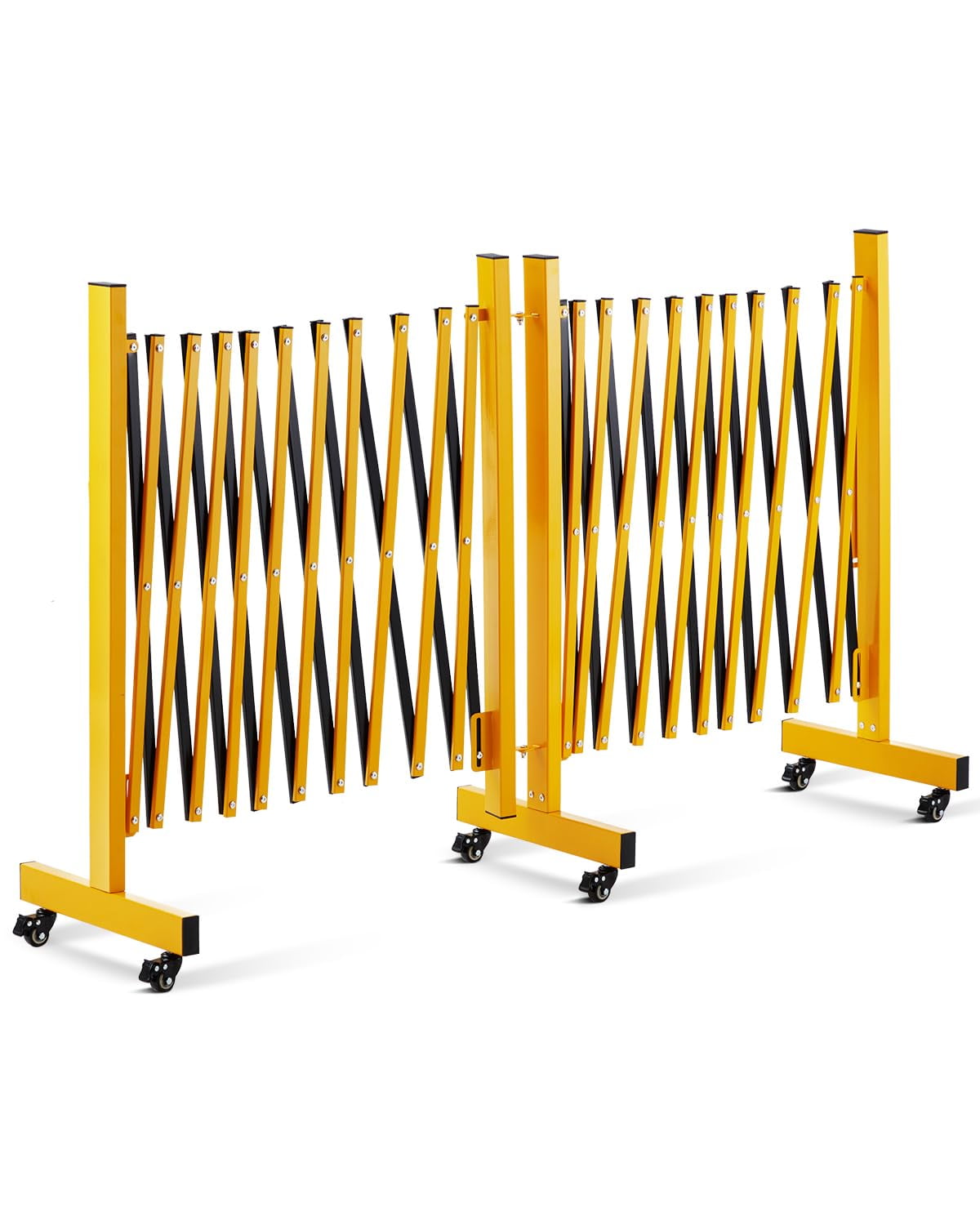Easily Assembled Metal Expandable Barricade Gate,23FT Folding Safety ...