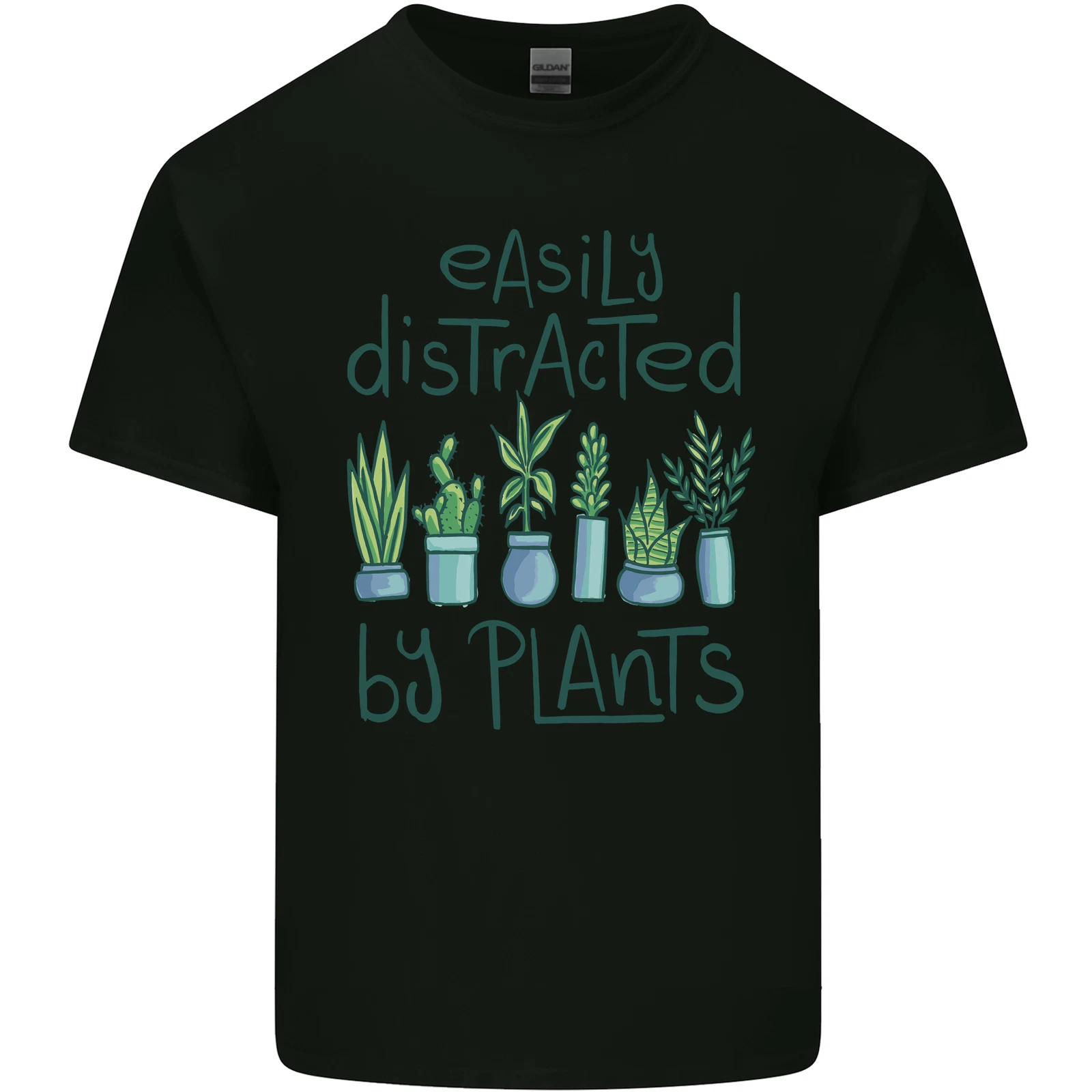Easily Distracted by Plants Funny Botanist for a Gardener and Unisex T ...
