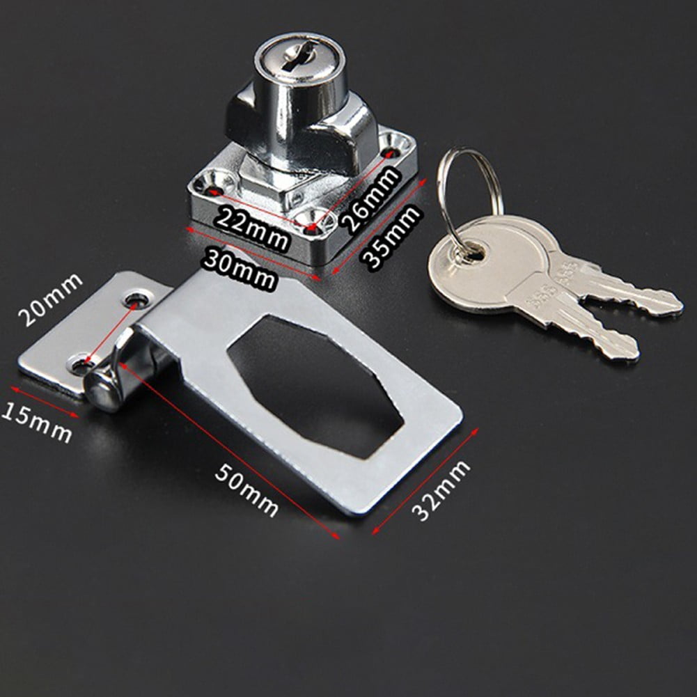 Easily Installed 90 Degree Hasp Locks to Secure Your Small Items Safely ...