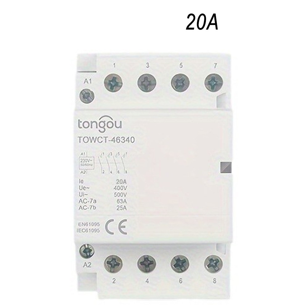 Easily Integratable AC Contactors with Circuit Breakers on For DIN Rail ...