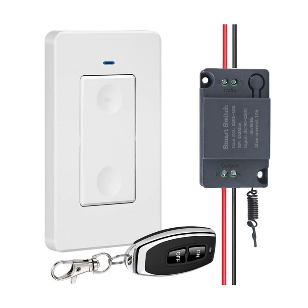 Easily Operate Lights with Wireless Remote Control Switch and Receiver ...