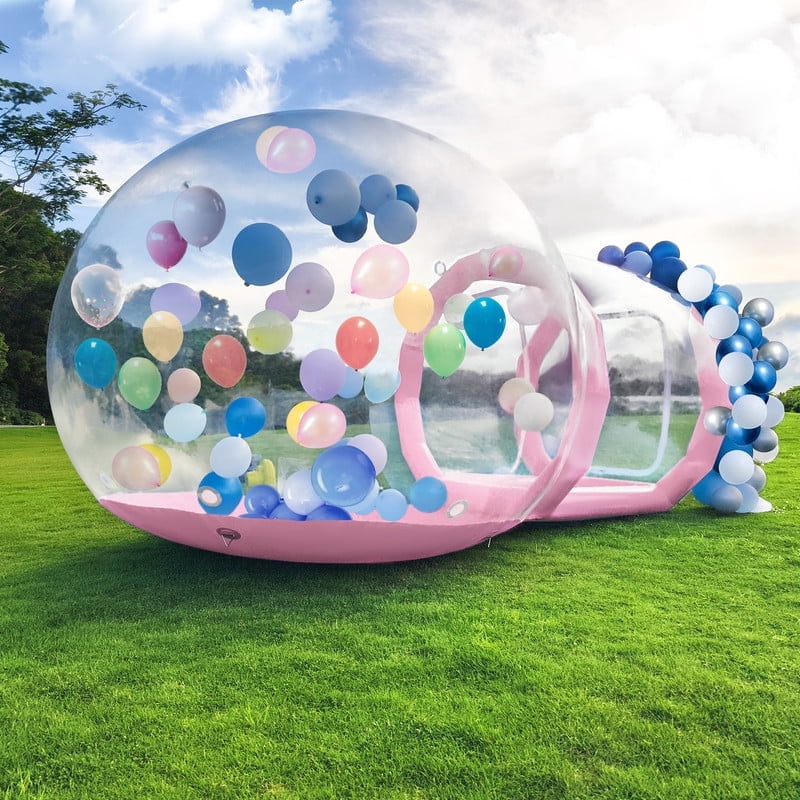 Easilywinlife 10FT Inflatable Bubble House Dome for Kids, Clear PVC ...