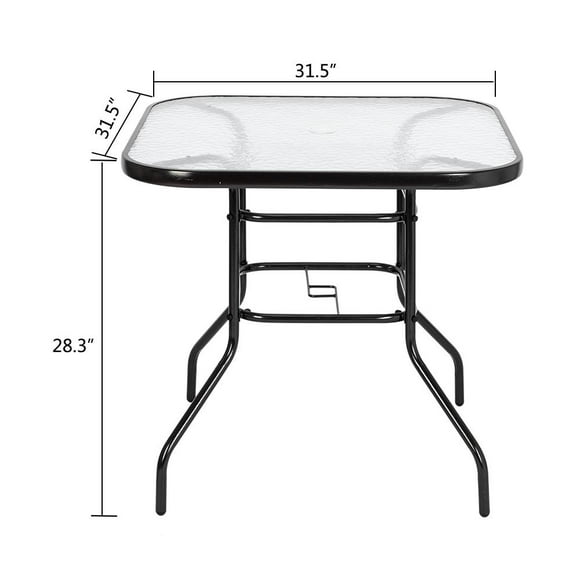 Square Outdoor Table in Patio Tables - Walmart.com