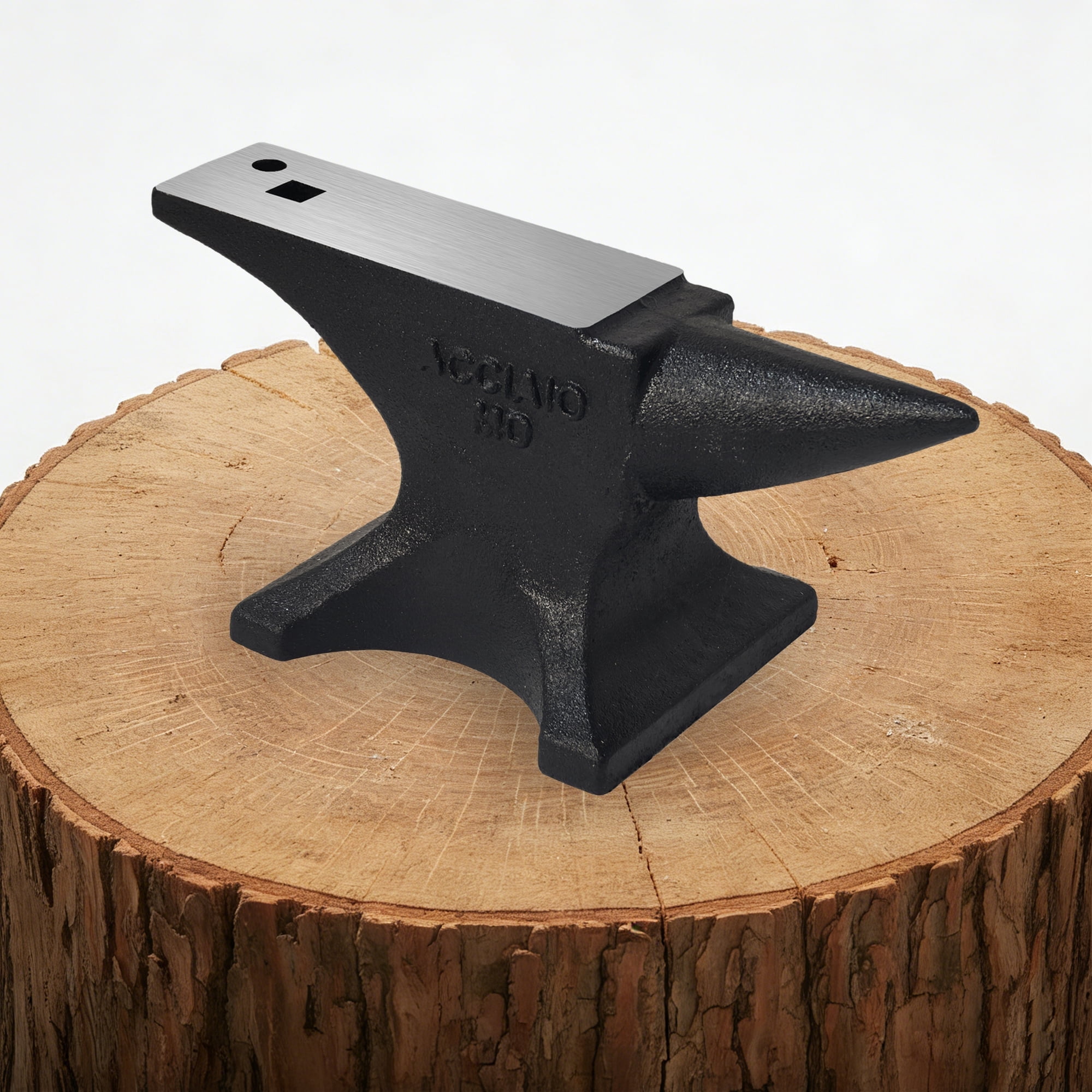 Easmvetaln 55Lbs Cast Steel Anvil with Single Horn, Anvils for ...