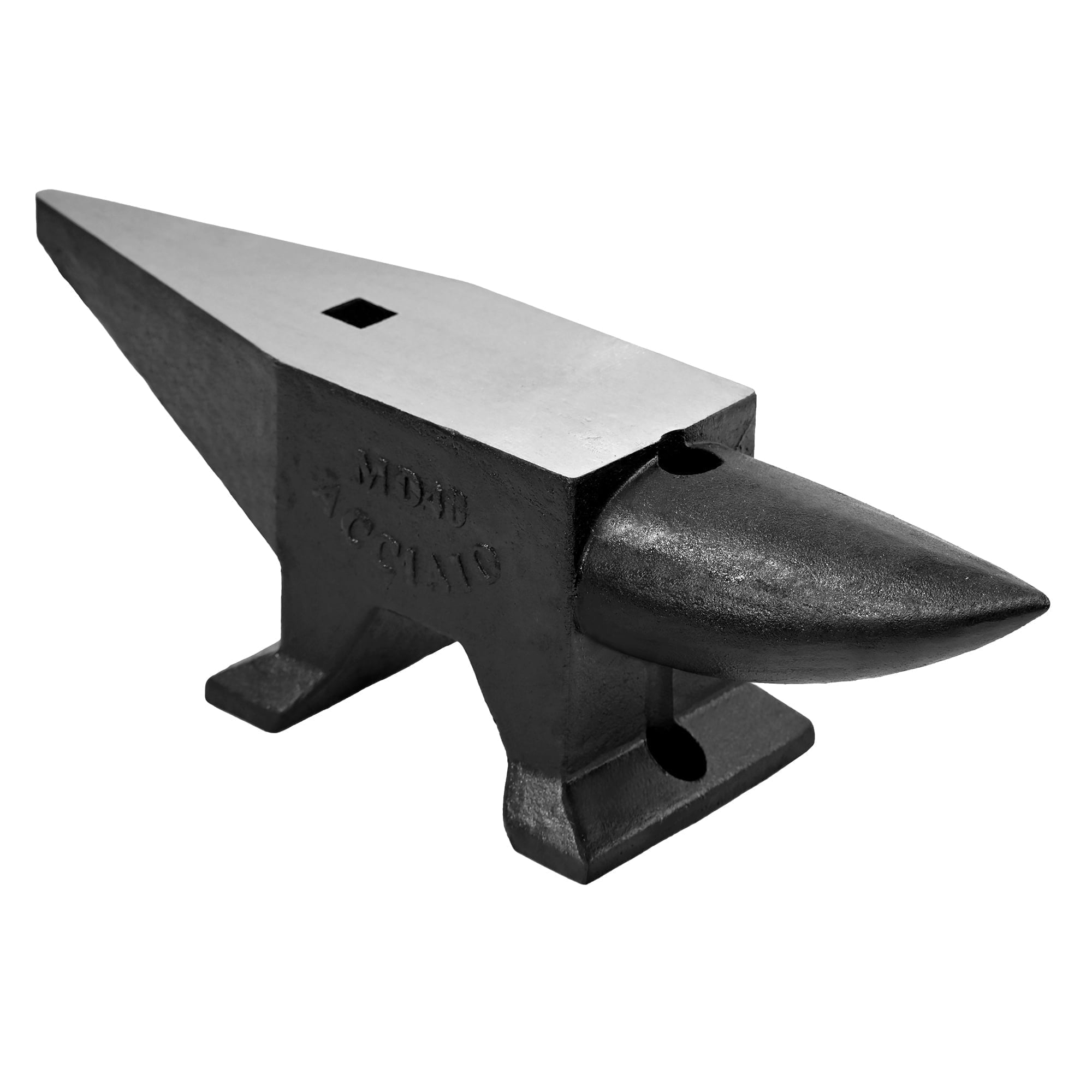 Easmvetaln 88Lbs(40kg) Cast Steel Anvil with Single Horn, Anvils for ...