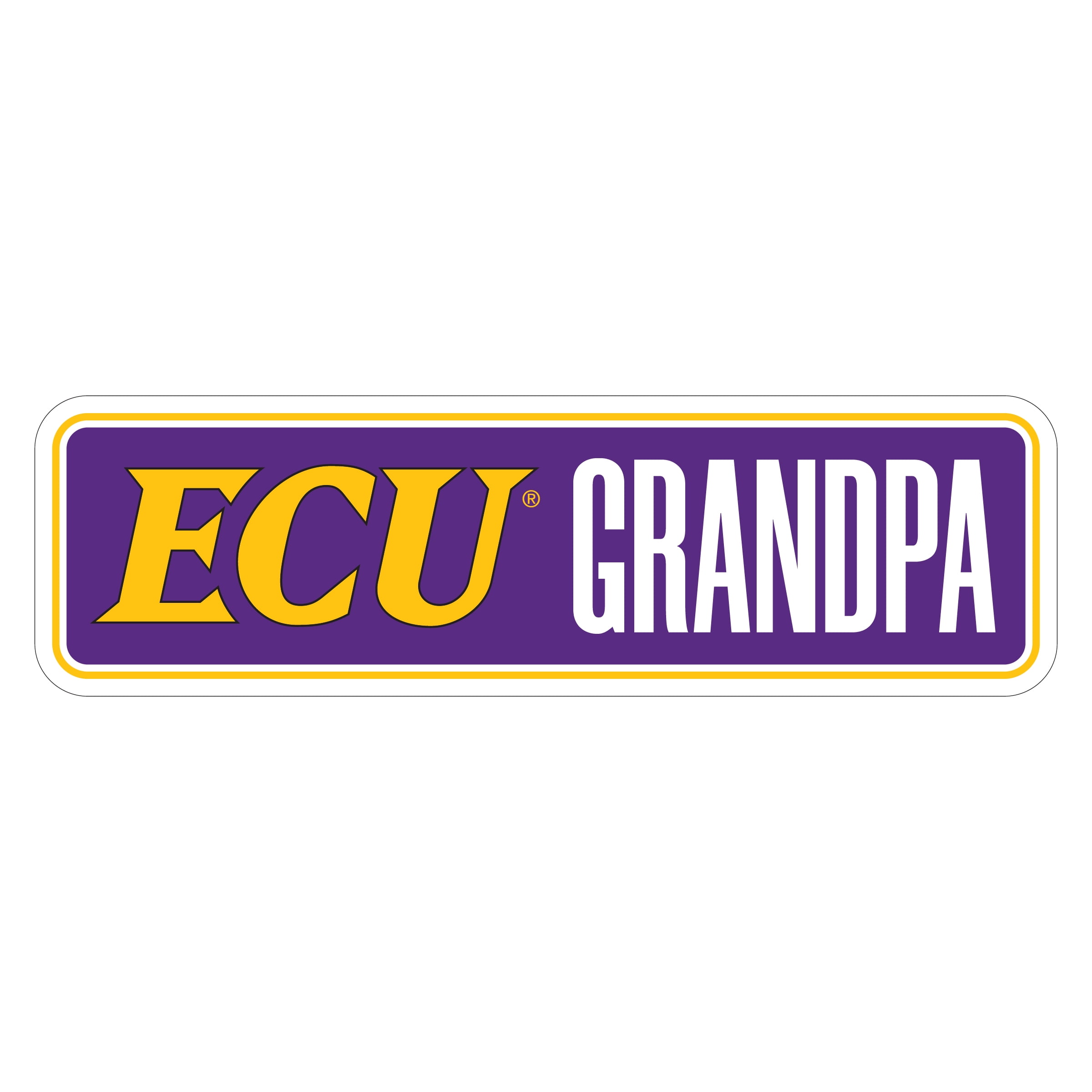 East Carolina Pirates Proud Grandma Die Cut Decal Officially Licensed ...