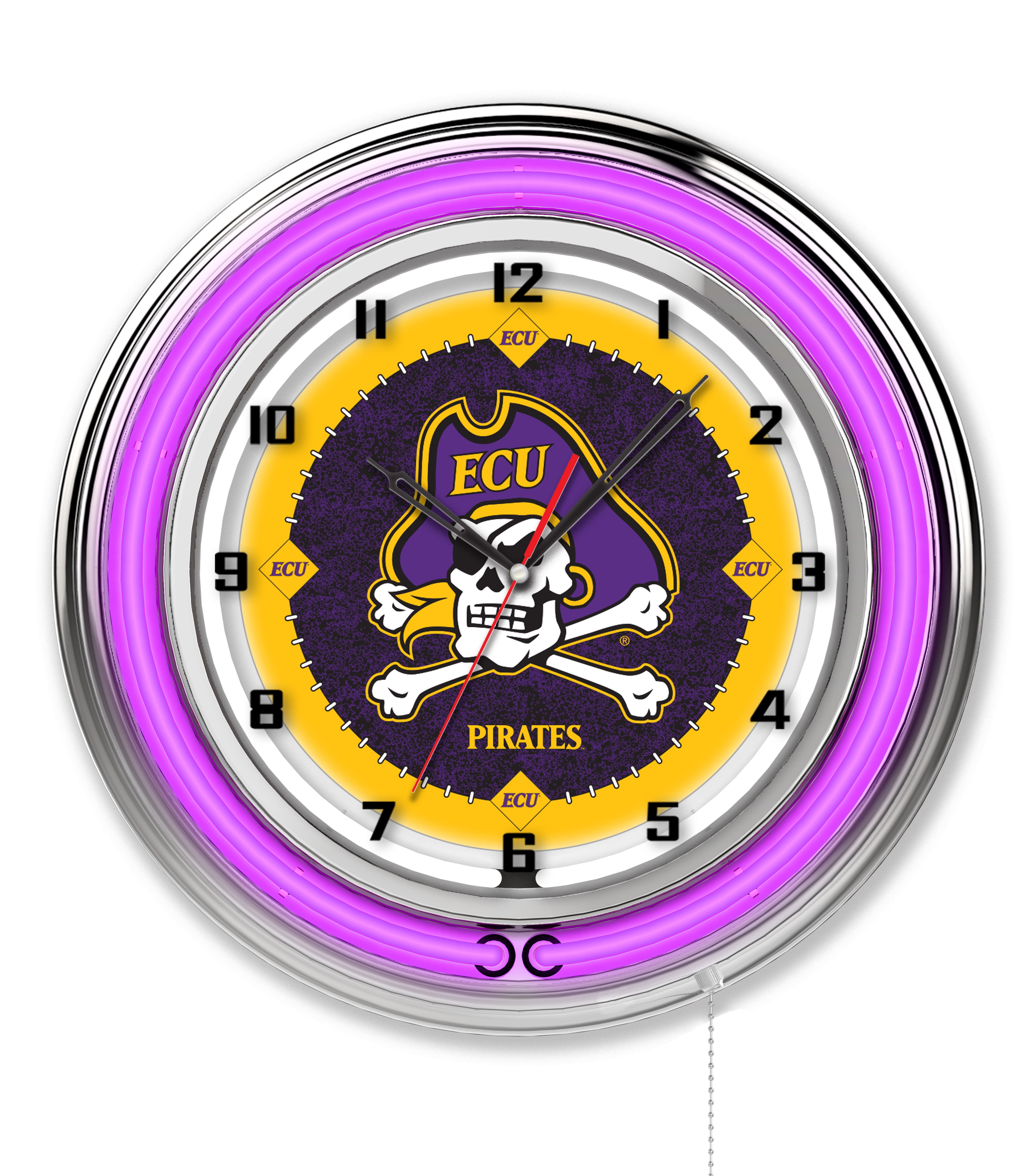 East Carolina University 19" Double Neon Wall Clock - Walmart.com