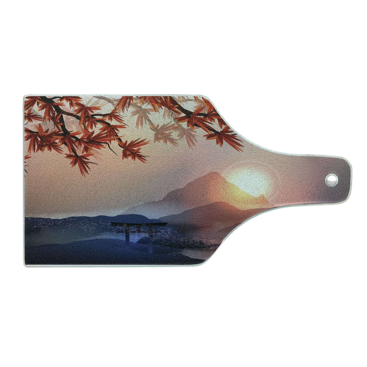 East Cutting Board, Majestic Himalayas Peaks Tops Silhouette of Sun ...