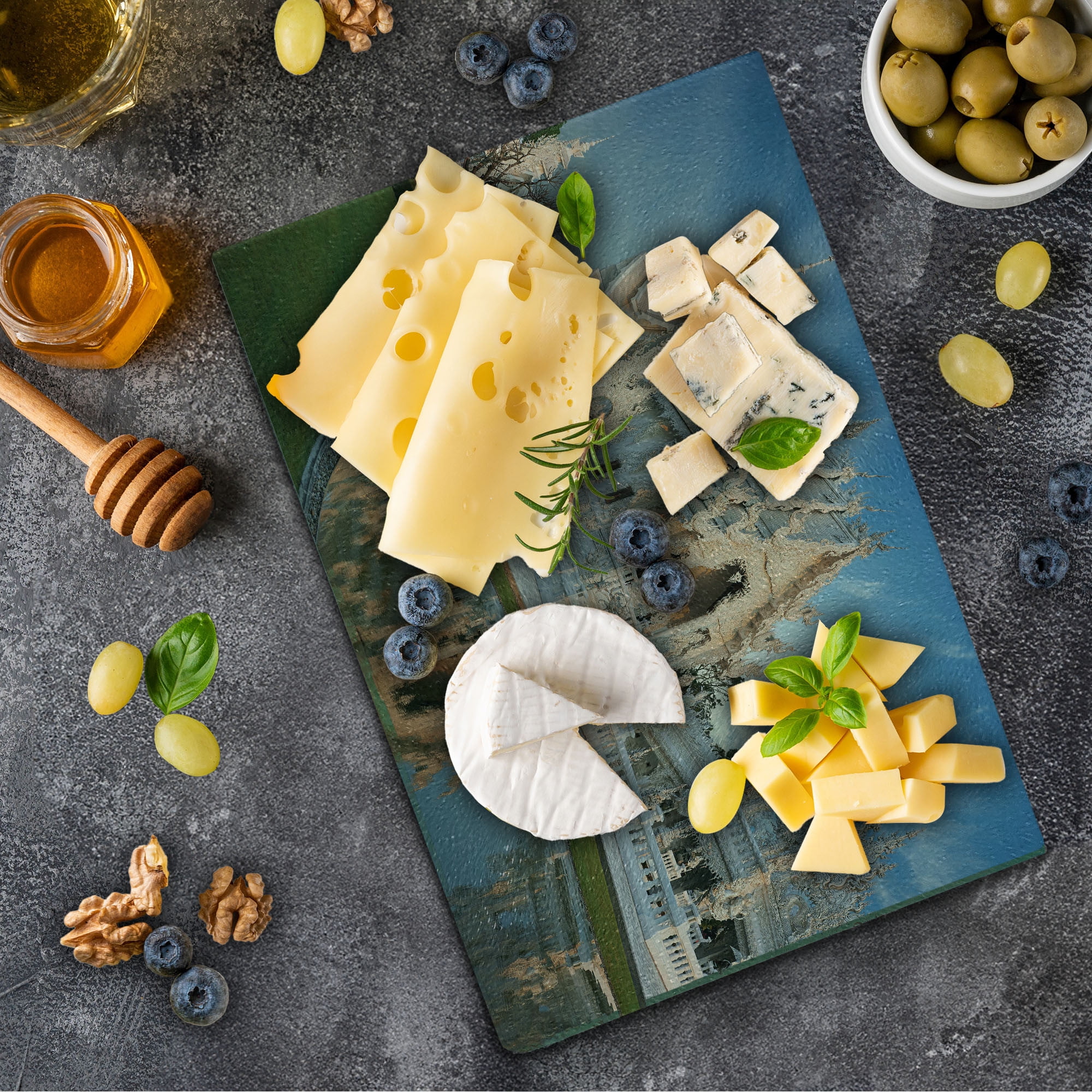 East Cutting Board, Palace Formed Building with Ornate Royal Curving ...