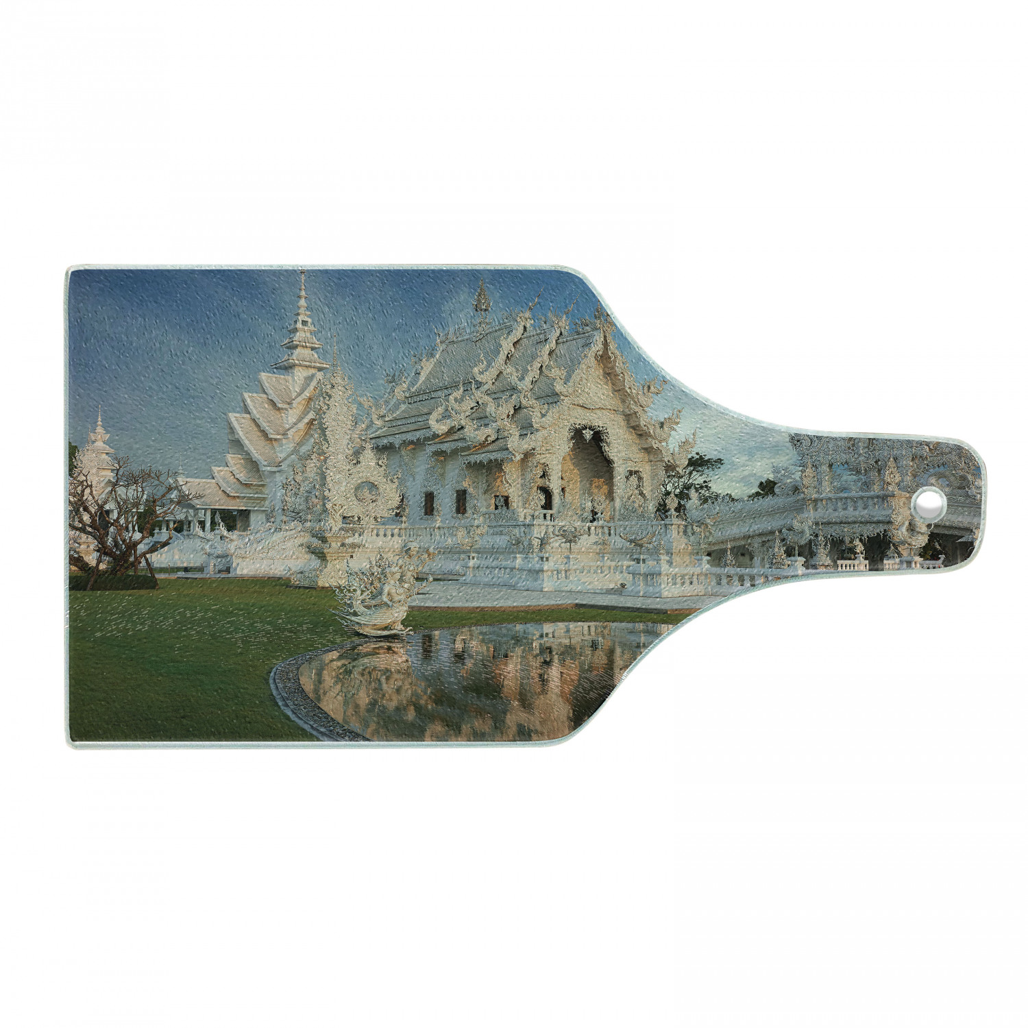 East Cutting Board, Palace Formed Building with Ornate Royal Curving ...