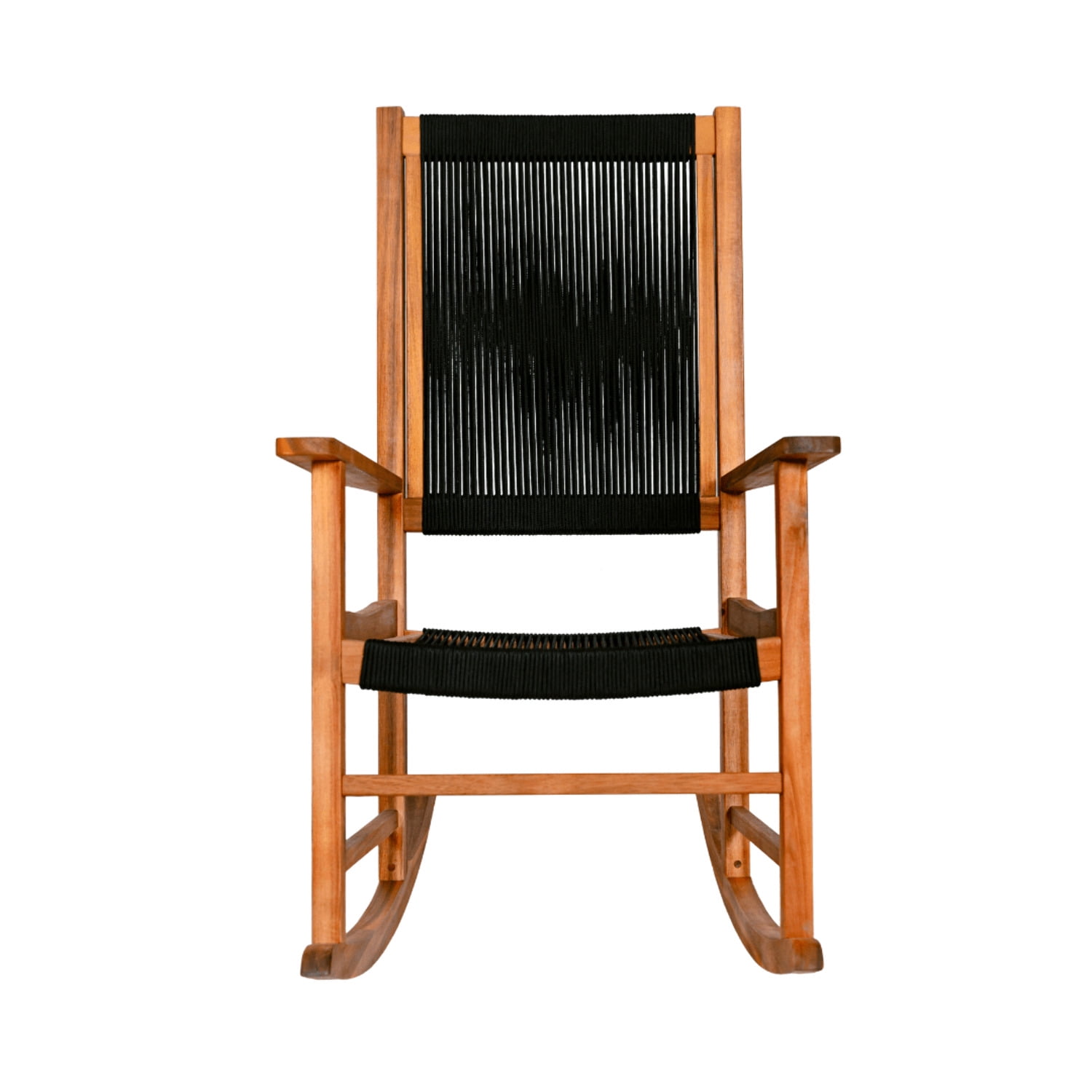 East Green Hudson Rocking Chair, Black ropes - Walmart.com
