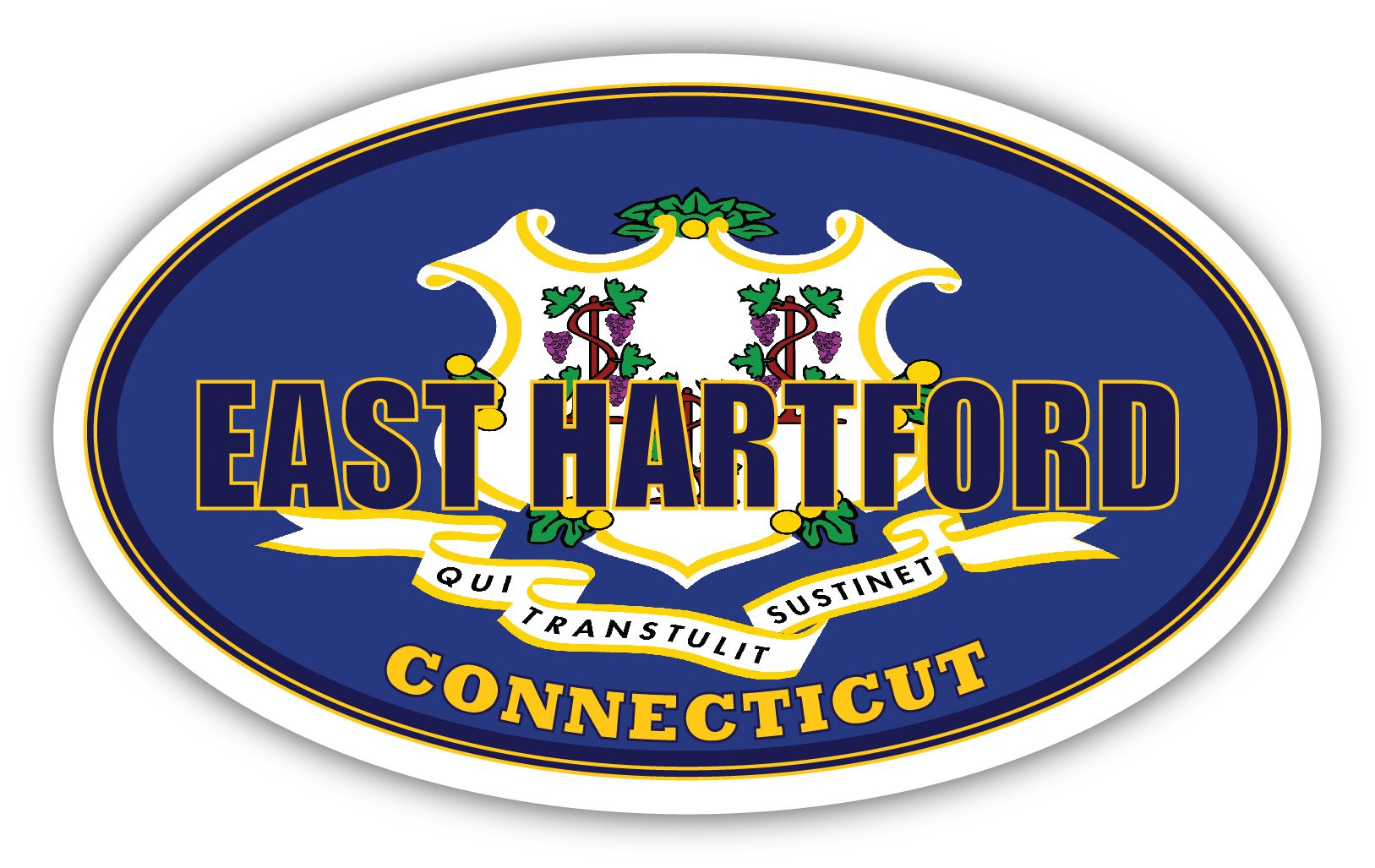 East Hartford City Connecticut State Flag | CT Flag Hartford County ...