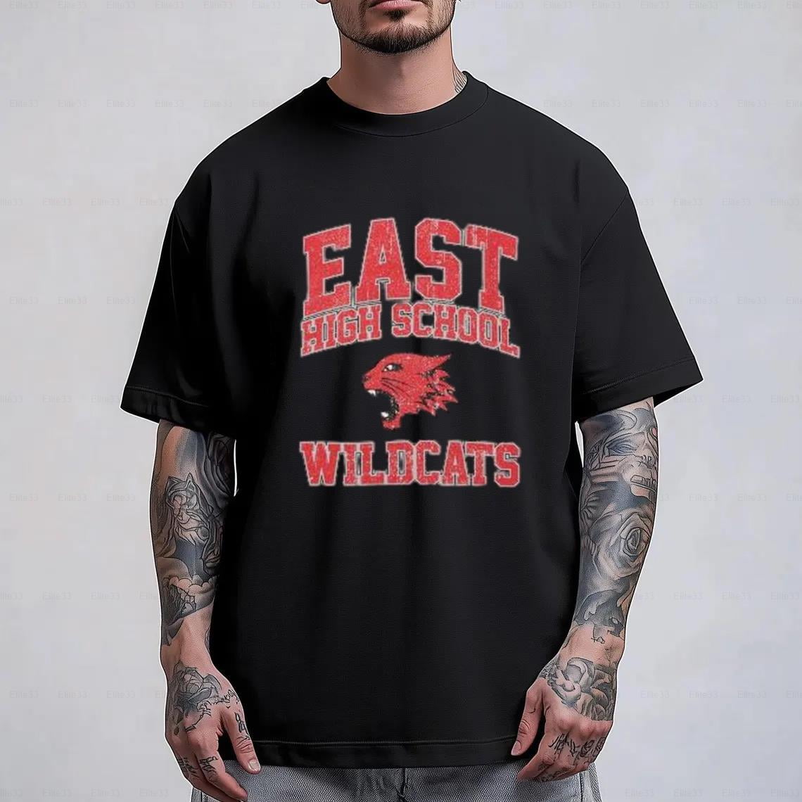 East High School Wildcats T-Shirt with Sports Theme, for men & women ...
