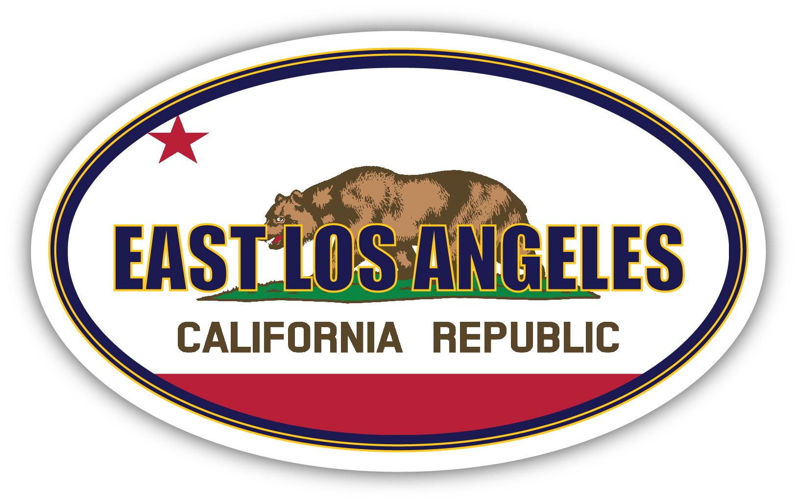 East Los Angeles City California State Flag | CA Flag Los Angeles ...