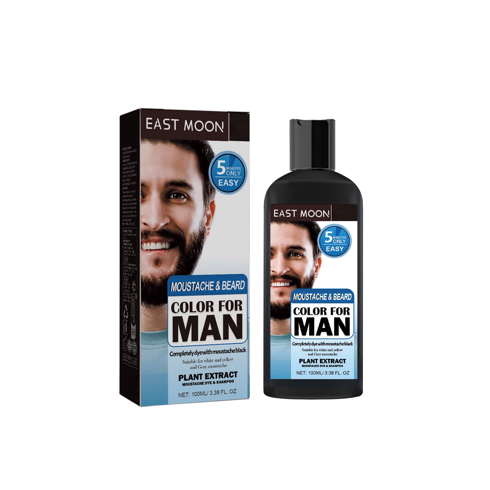 East Moon Beard Care Agent Men's Hair Beard Even Coloring Split Ends ...