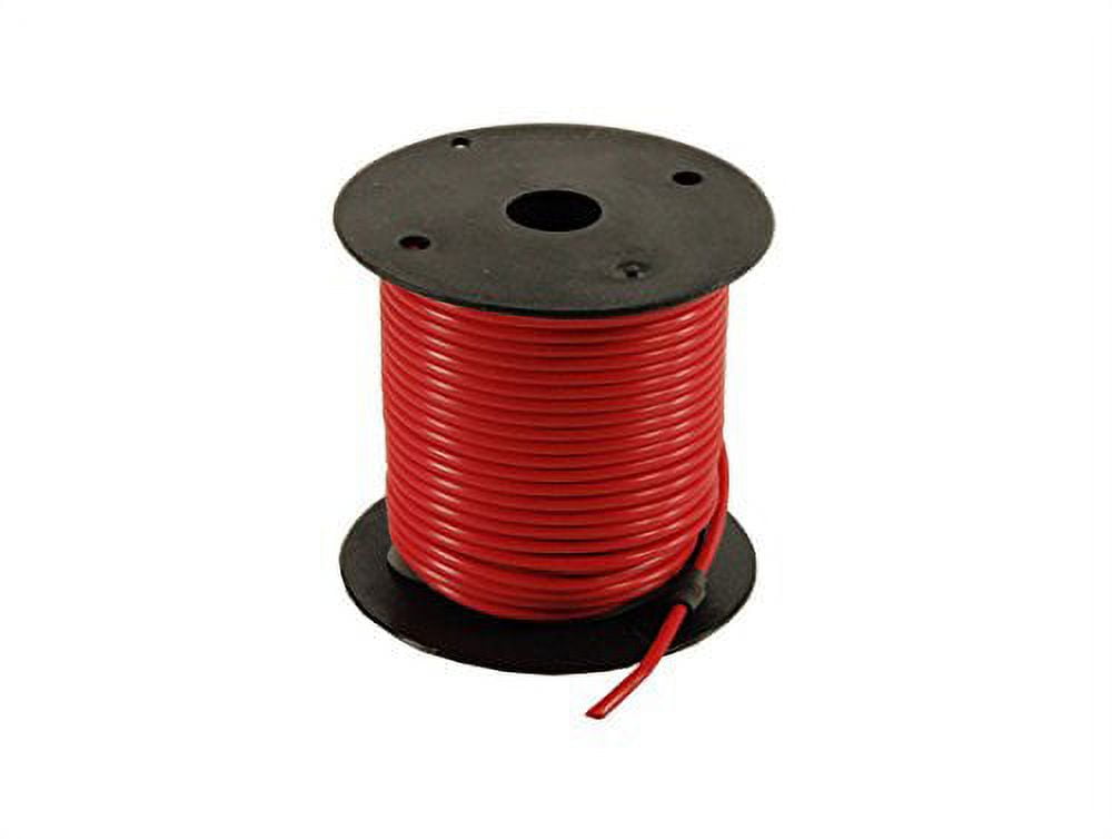 East Penn 02408 14 Gauge 100' Red Spool - Walmart.com