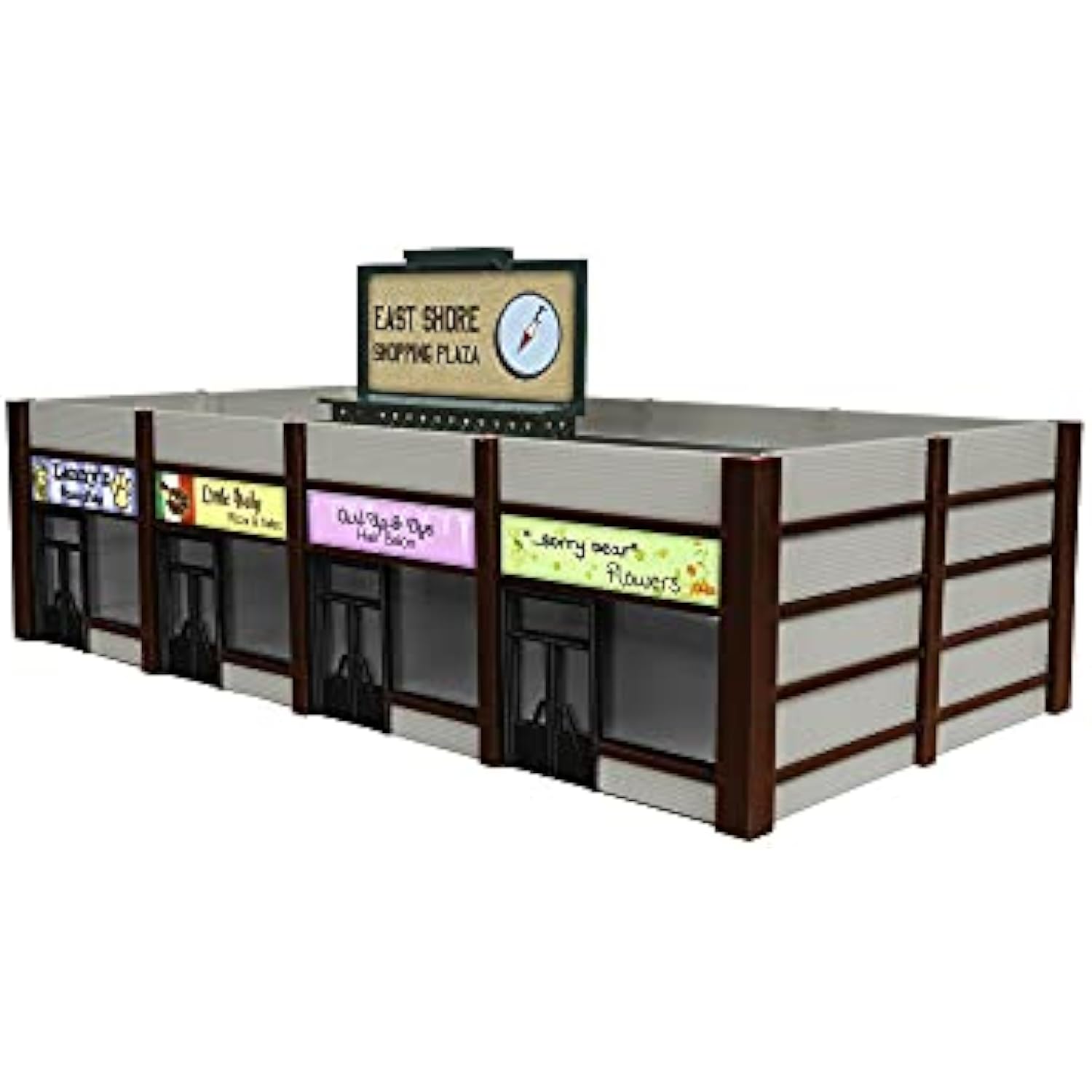 East Shore Shopping Center KIT HO SCALE - Walmart.com