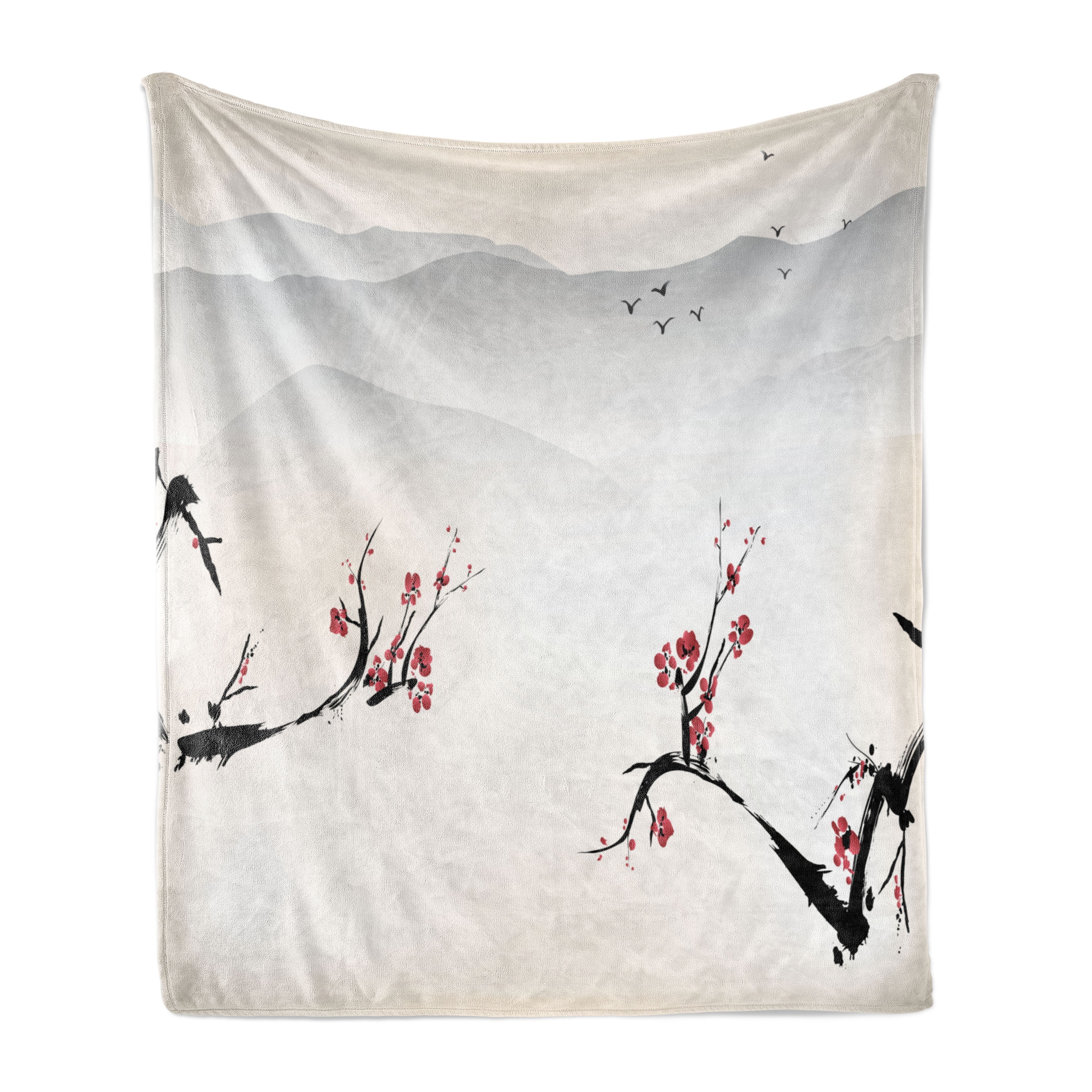 East Soft Flannel Fleece Blanket, Japanese Nature Landscape National ...