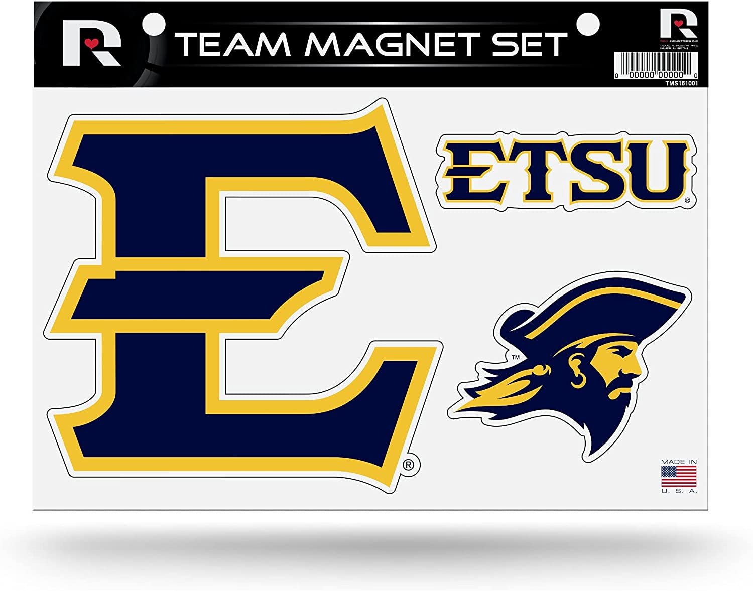 East Tennessee State University Buccaneers ETSU Multi Magnet Sheet ...