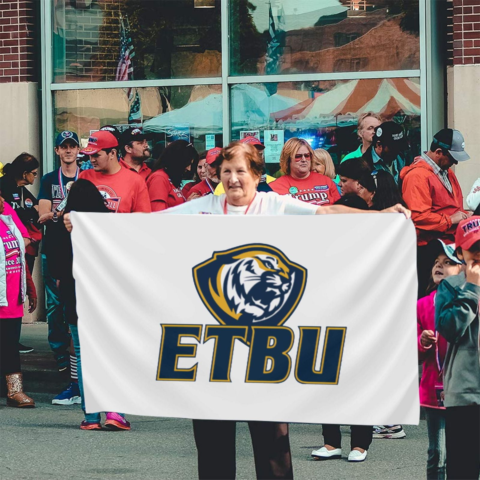 East Texas Baptist University Logo Banner Breeze Flag Outdoor Flags ...