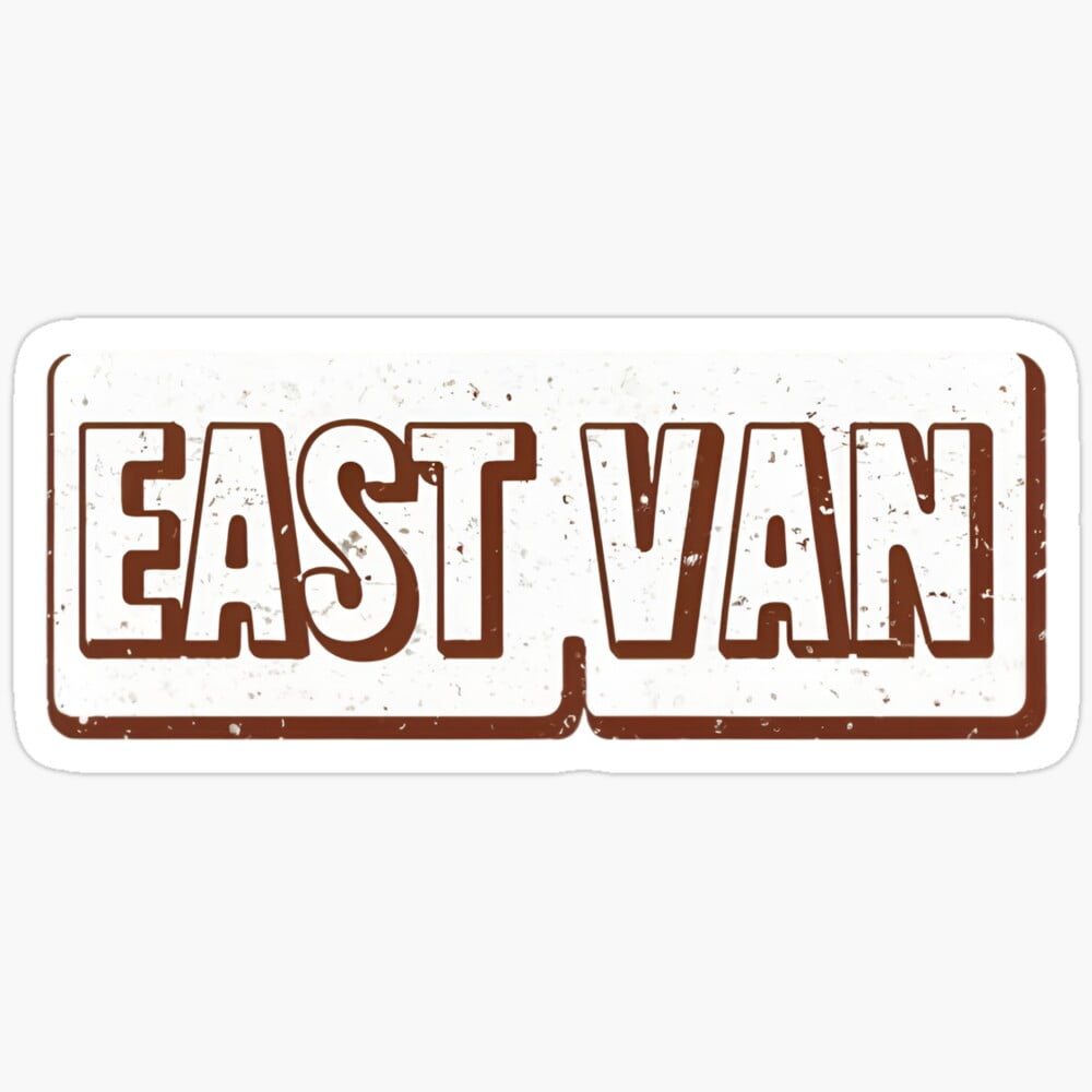 East Van Stickerphone Decal Water Bottle Stickers, Vinyl Stickers For ...