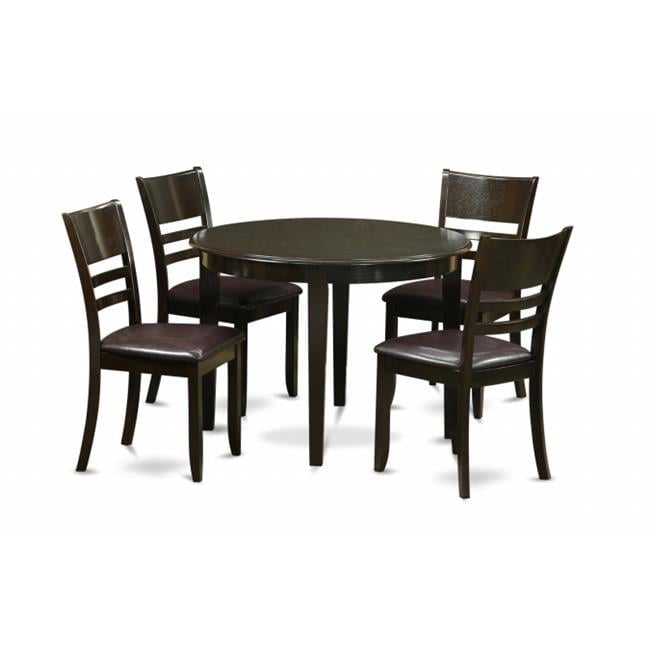 East West Furniture 5 Piece Small Kitchen Table Set-Kitchen Dining Nook ...