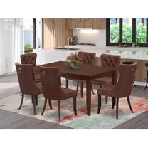 East West Furniture 5 Piece Dinette Set Consists of a Rectangle Dining ...