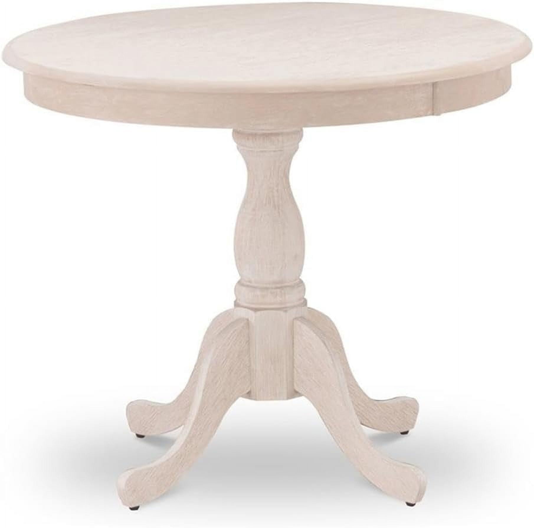East West Furniture AMT-ABC-TP Kitchen Table Round Dining Table Top ...