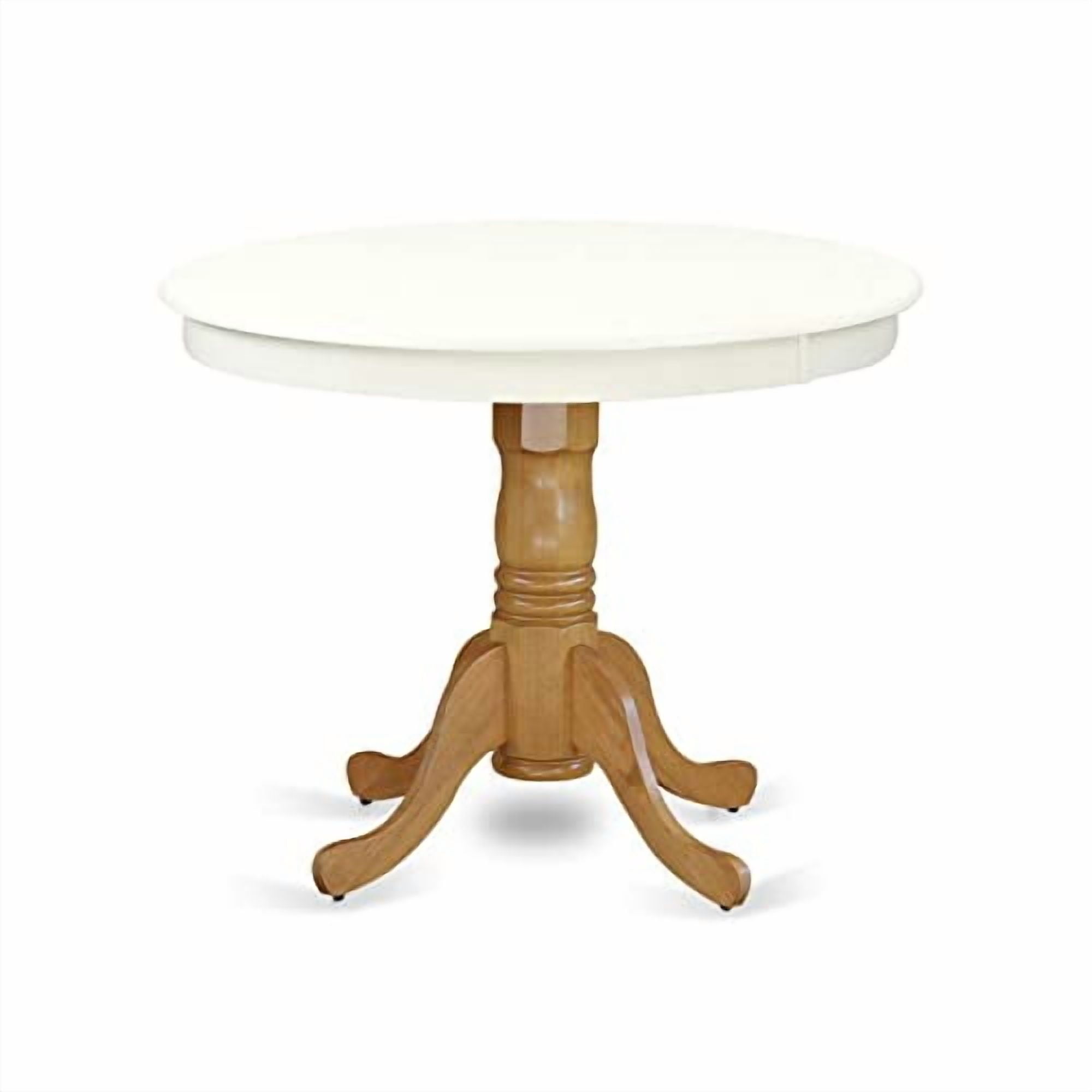 East West Furniture ANT-LOK-TP Antique Mid-Century Modern Dining Table ...