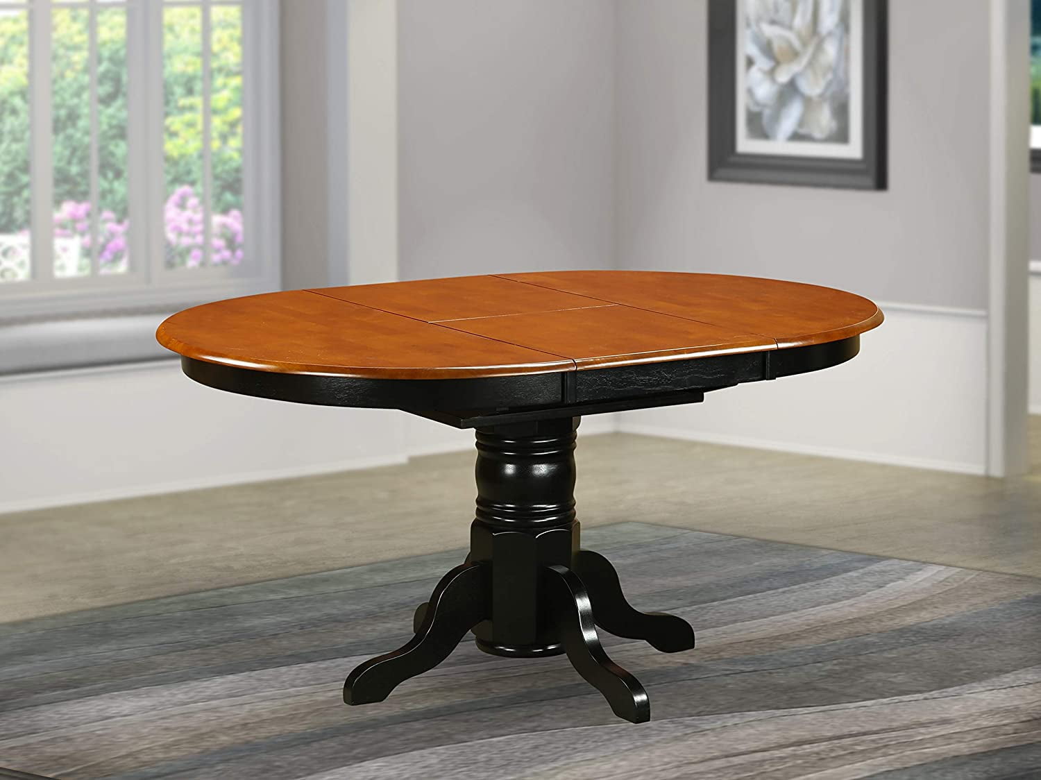 East West Furniture AVT-LWH-TP Avon Dining Room Table - an Oval kitchen ...