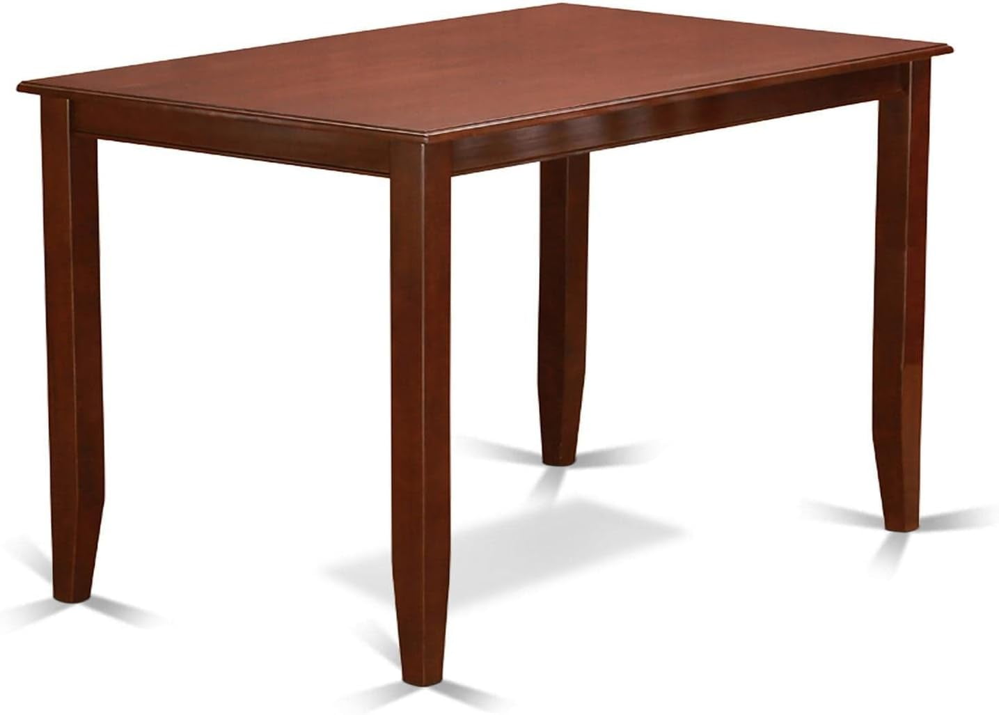 East West Furniture BUT-MAH-T Buckland Rectangle Counter Height Dining ...