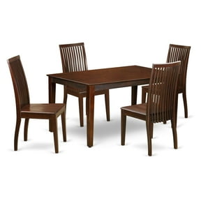 East West Furniture High Style Dining Room Kitchen Rectangular Table ...