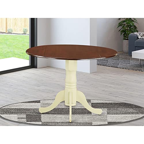 East West Furniture DLT-MMK-TP Dublin Modern Dining Table - a Round ...