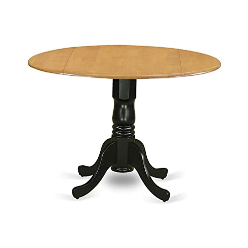 East West Furniture DLT-OBK-TP Dublin Kitchen Table - a Round Dining ...