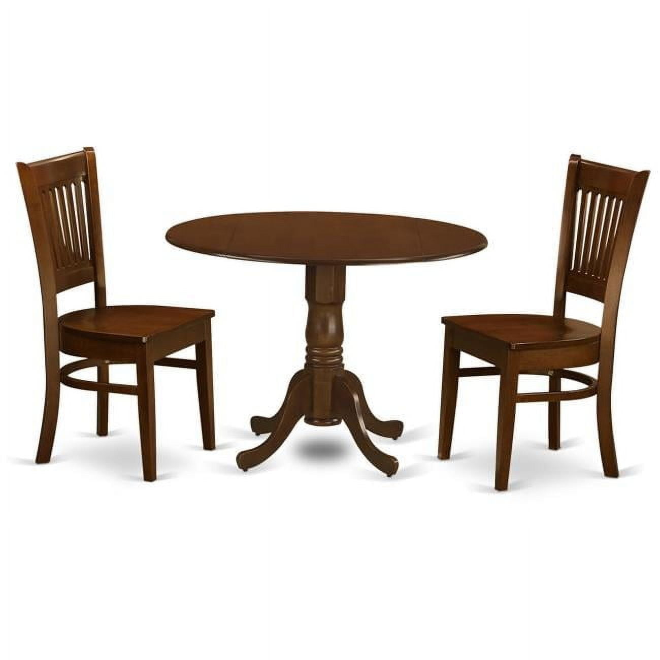 East West Furniture DLVA3-ESP-W Dublin Dining Table with 2 Drop - Leaf ...