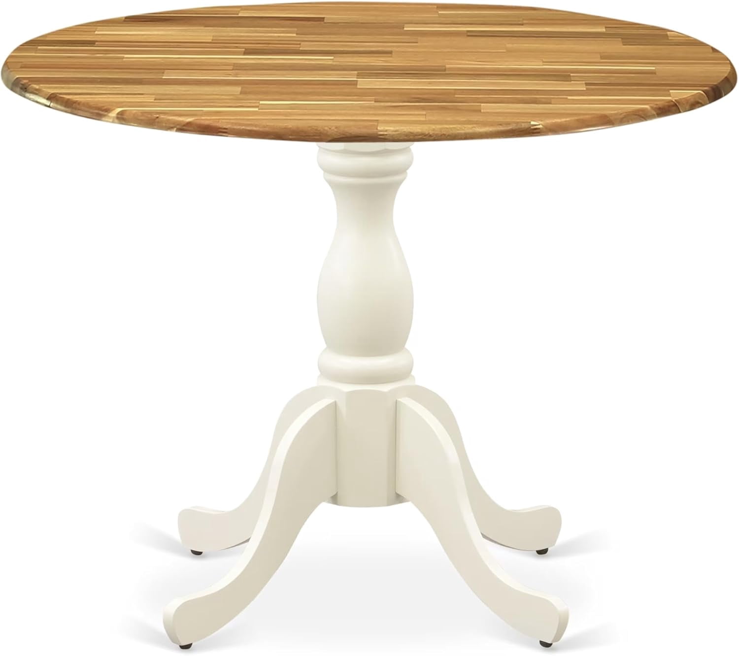 East West Furniture DST-NLW-TP Dublin Modern Kitchen Table - a Round ...