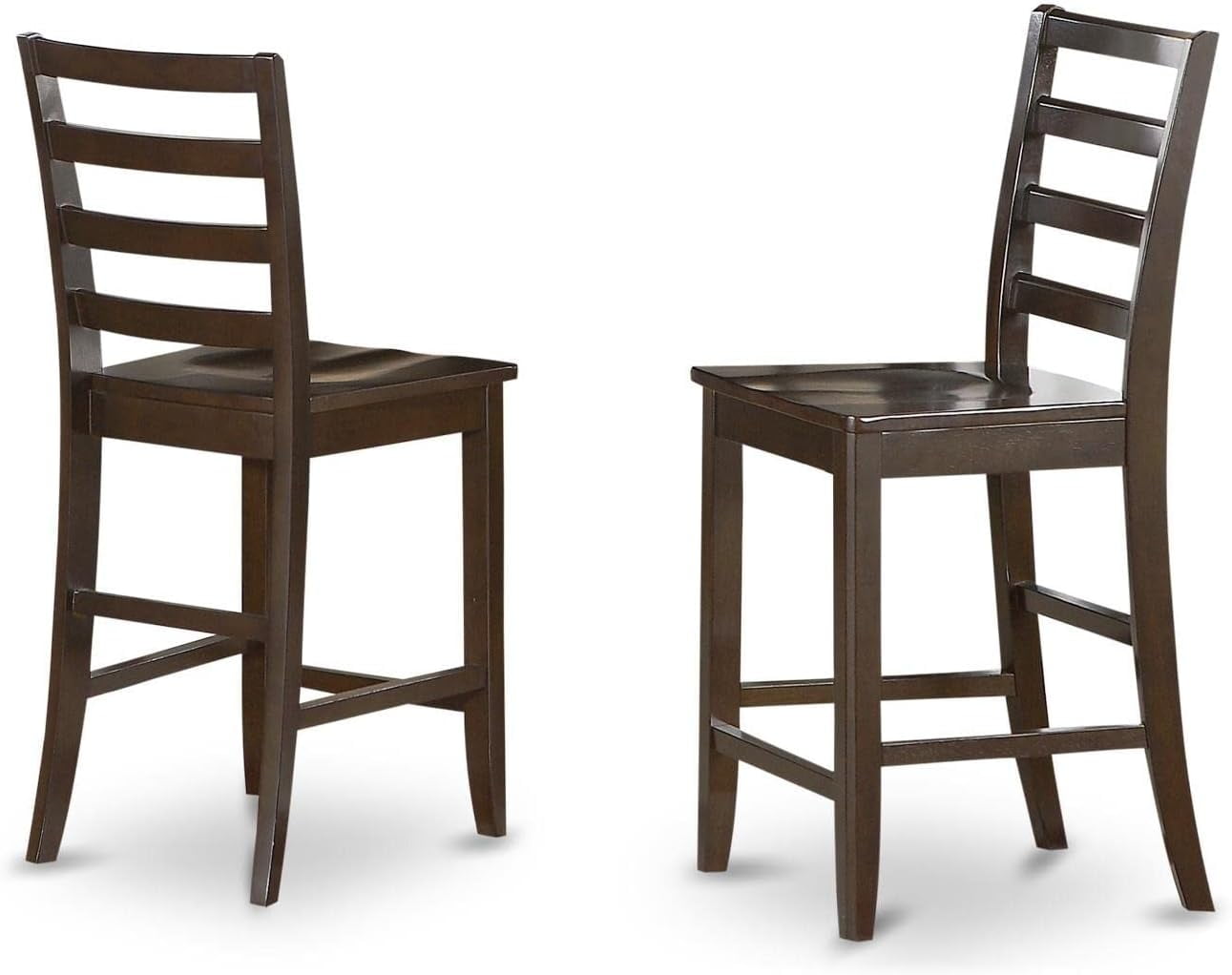 East West Furniture FAS-CAP-W Fairwind Counter Height Dining Stools ...