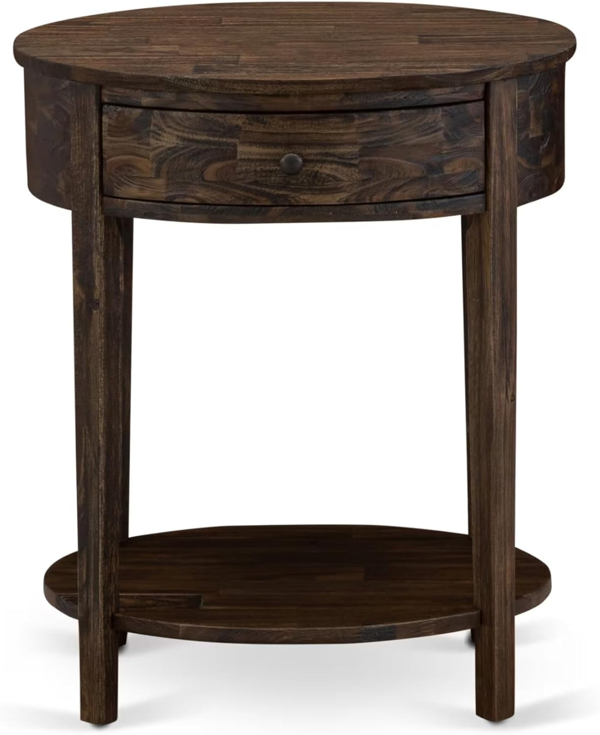 East West Furniture HI-07-ET Small End Table with 1 Wood Drawer, Stable ...