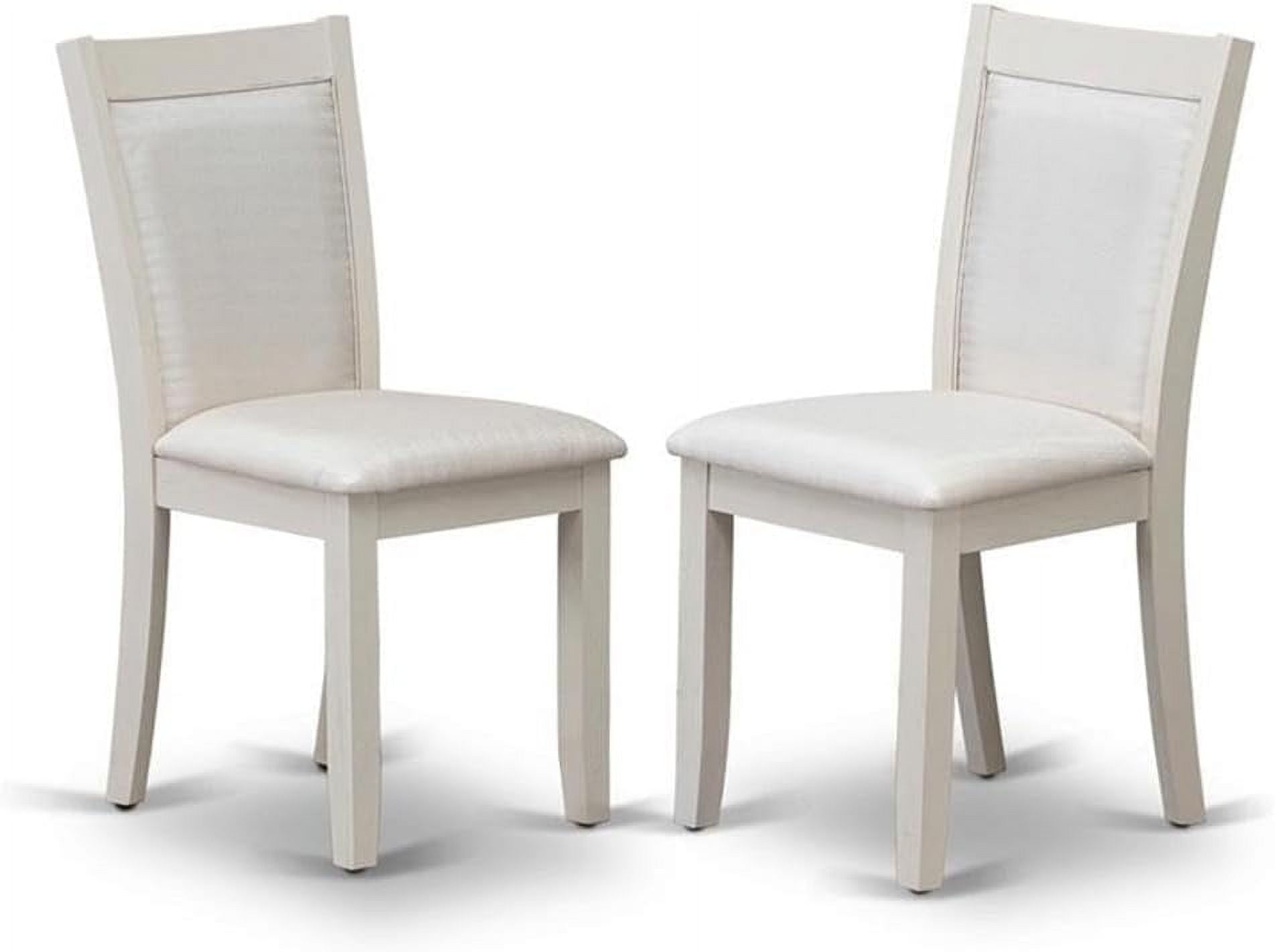 East West Furniture MZCNT04 Monza Modern Parson Dining Chairs - Light ...