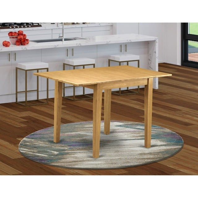 East West Furniture Norden Rectangular Wood Dining Table in Oak ...