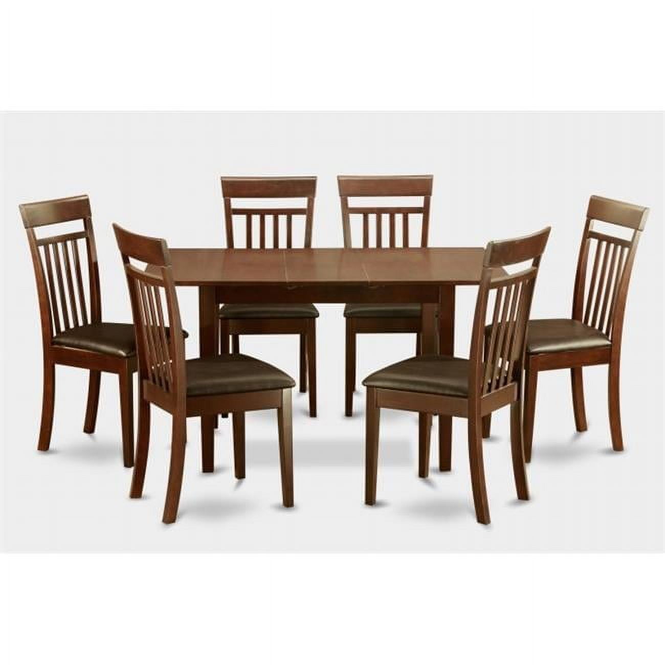 East West Furniture Norfolk 7PC Set with table featured 12 in Butterfly ...