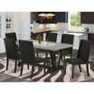 East West Furniture X027BR202-7 - 7-Piece Rectangular Dining Table Set ...