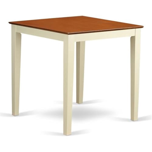 East West Furniture VNT-WHI-T Vernon Square Counter Height Dining Table ...