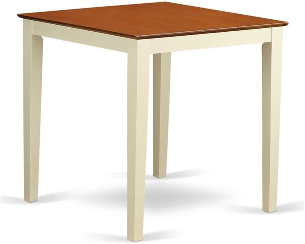 East West Furniture VNT-WHI-T Vernon Square Counter Height Dining Table ...