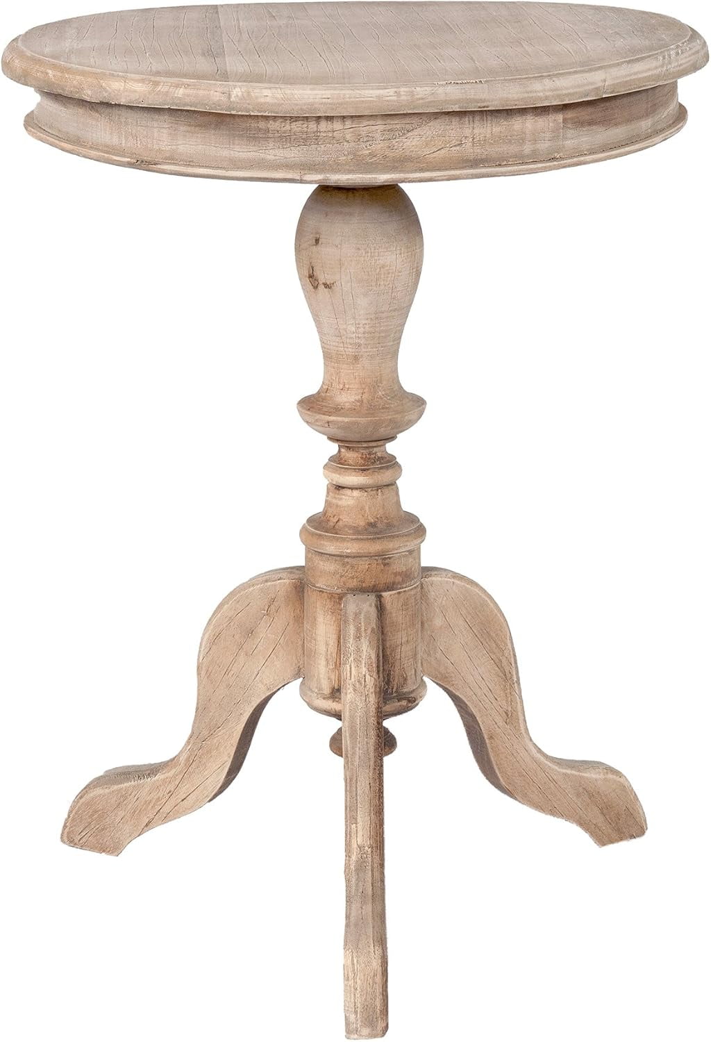 East at Main Blackford Brown Solid Mindi Wood Round Side Table - End ...