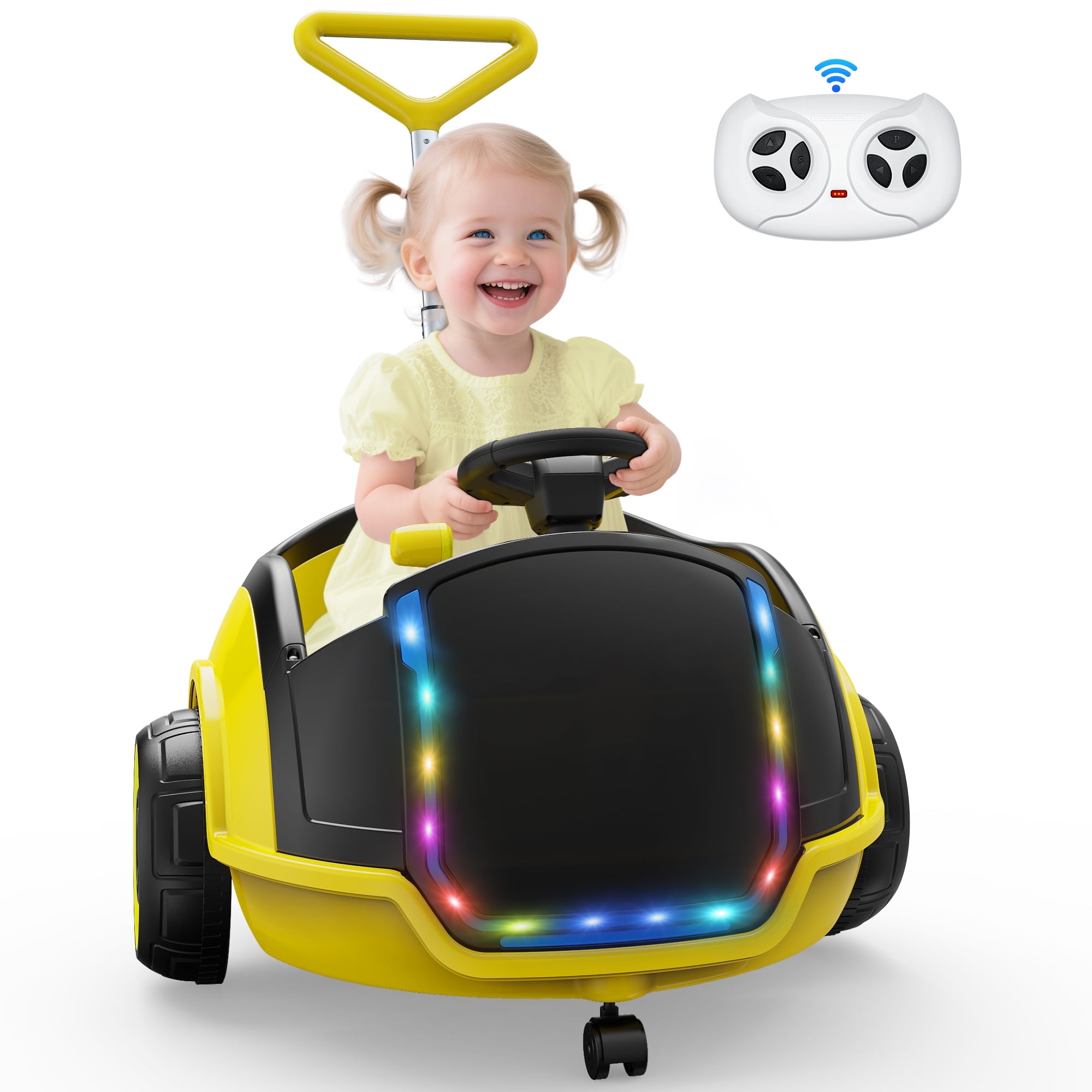 East doll 12V Electric Ride On Toy Car for Toddlers, Kids Puch Car ...