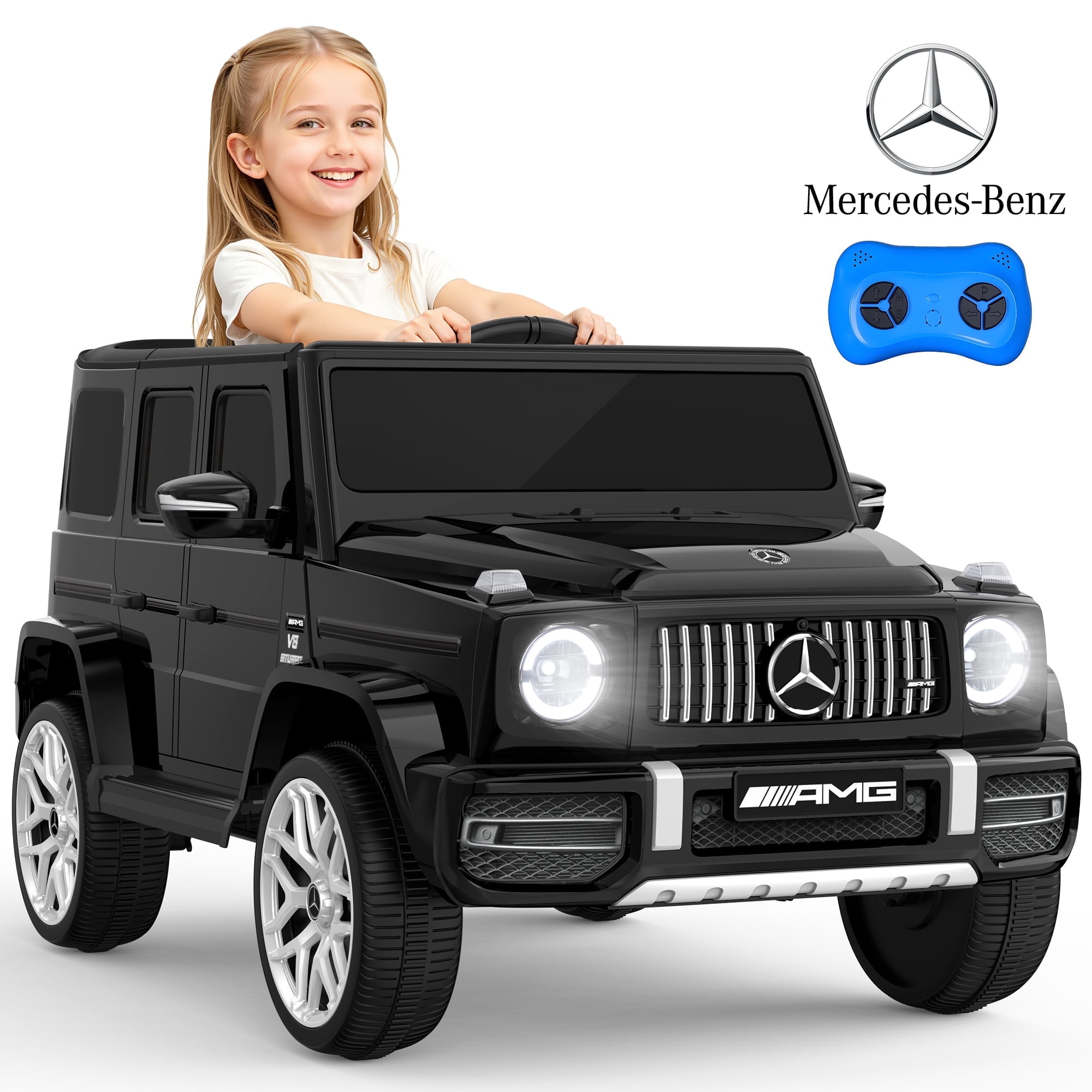 East doll 12V G63 Ride on Toys for Toddlers 2-4Y, Kid Electric Ride on ...