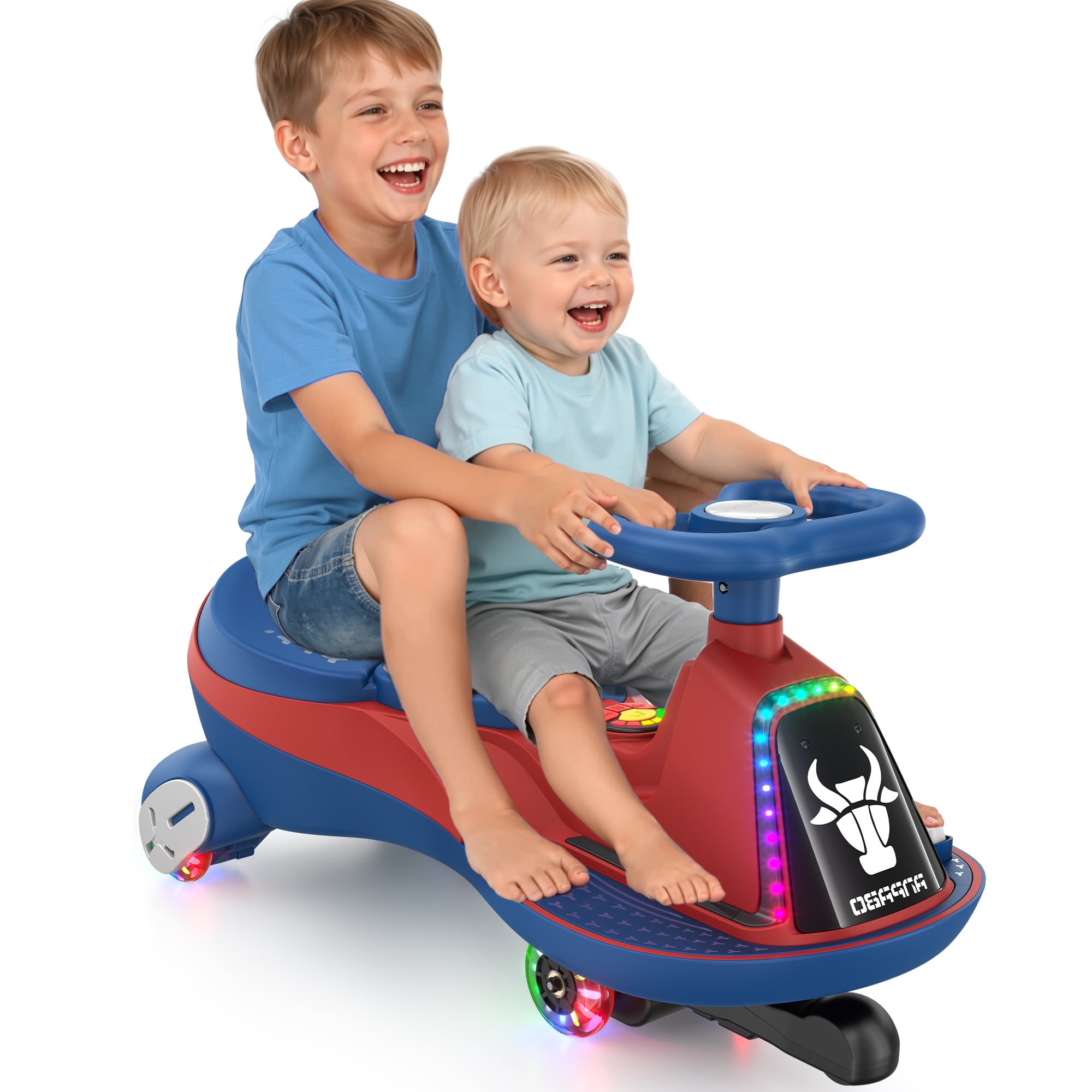 East doll 12V Electric Wiggle Car for Kids, Swing Car for Toddlers for ...