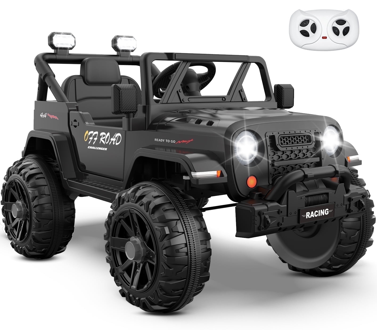 East doll, Ride on Toy for Toddlers, 12V Electric Kids Car, Black ...