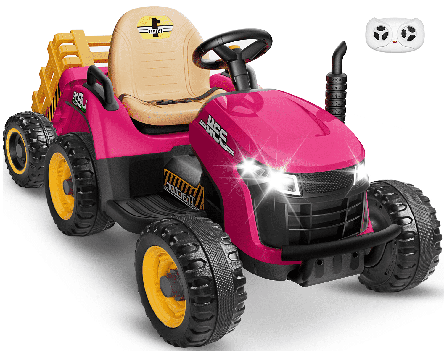 East doll 24 Volt Ride on Toys Car for Kids, Ride-on Tractor with ...
